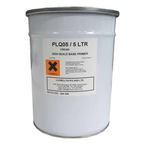 Llewellyn Ryland Polyester High Build Primer PLQ05 Cream - 5 Litre