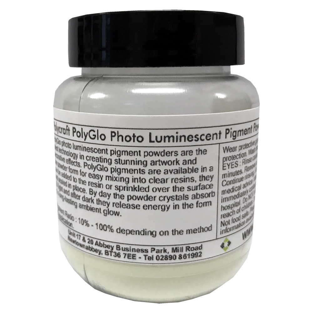 Polycraft PolyGlo Photo Luminescent Pigment Powder - Green