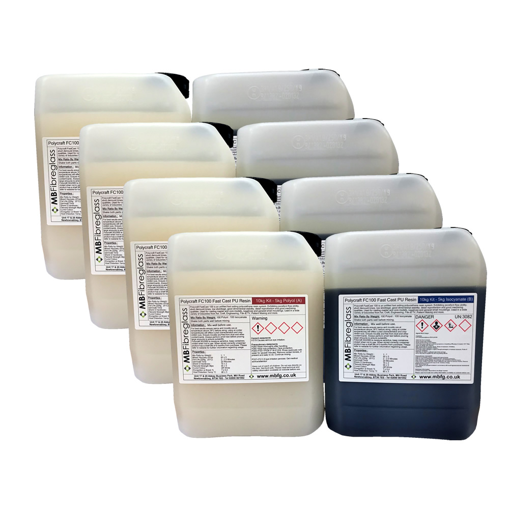 Polycraft FC100 (Beige) Fast Cast Paintable Polyurethane Liquid Plastic ...
