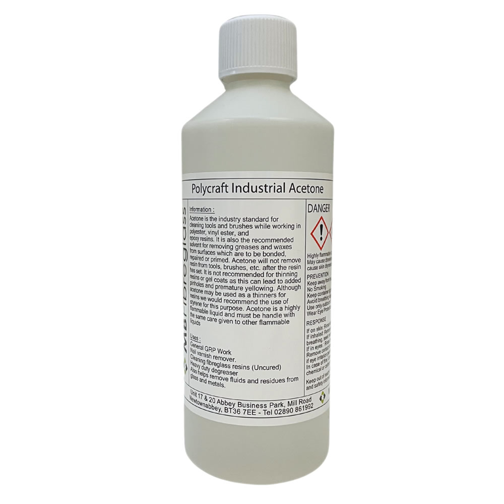 500ml Pure Acetone 99.5% – Industrial Grade Solvent