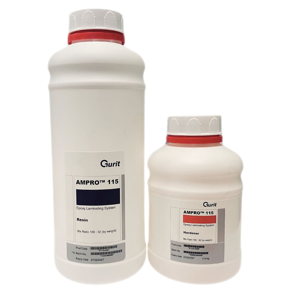 Gurit Ampro 115 Clear Epoxy Laminating Resin System - 1.32kg