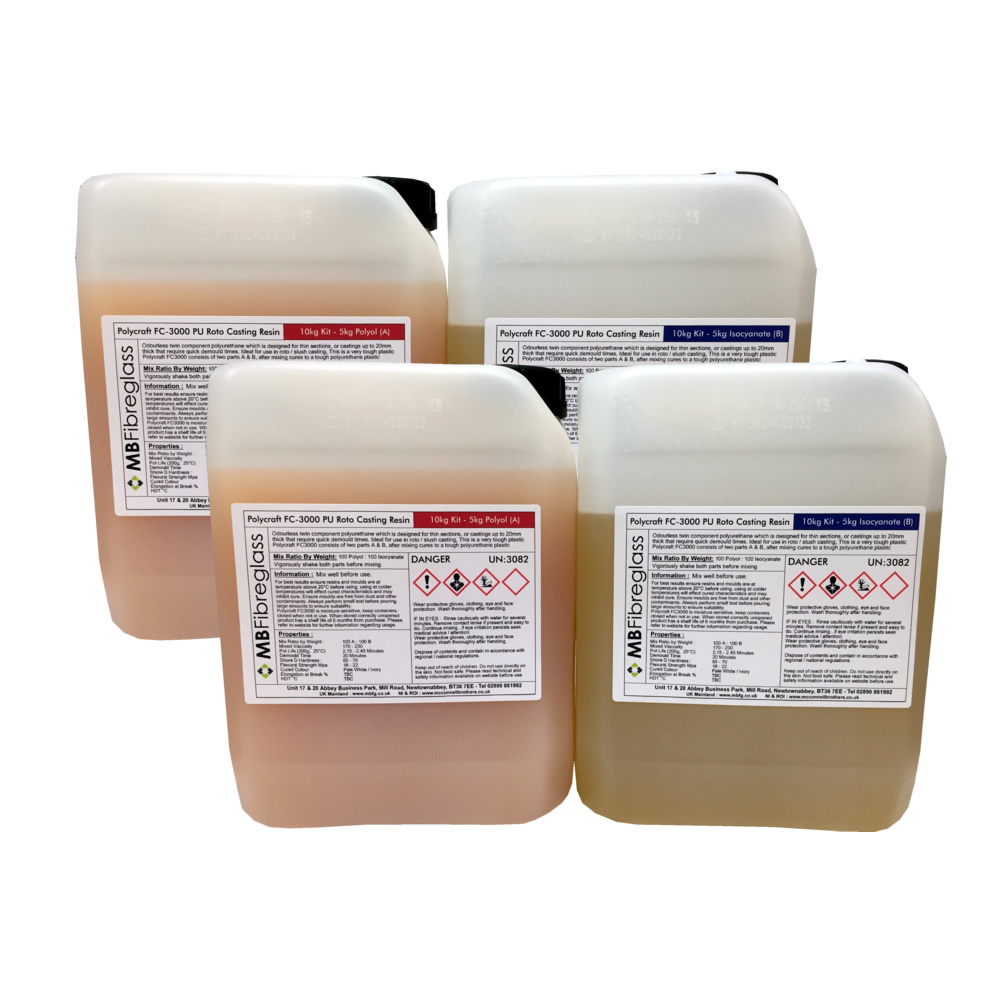 Polycraft FC3000 Polyurethane Roto / Slush Casting Resin