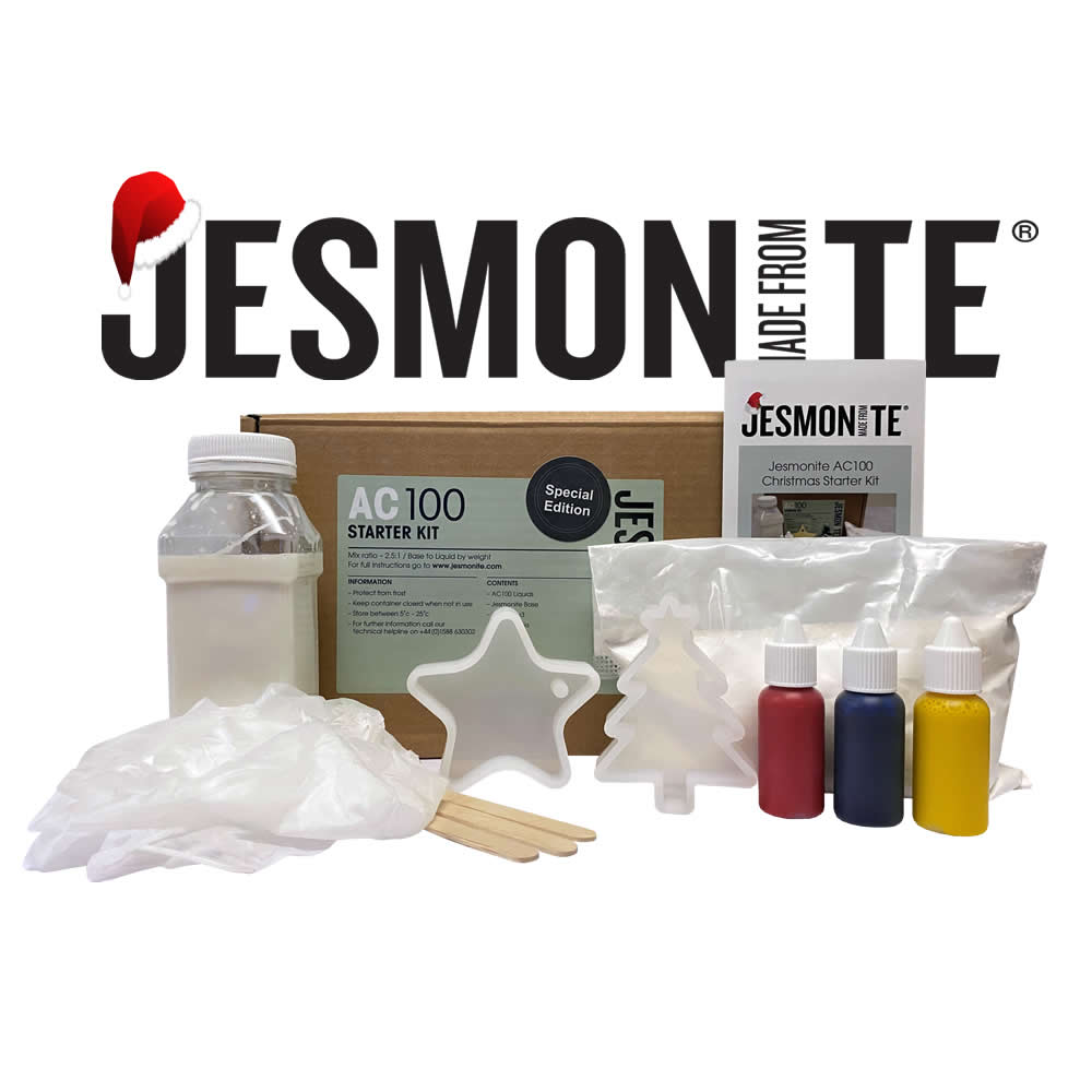 Jesmonite AC100 Christmas Starter Kit / Water Based Casting Resin ...