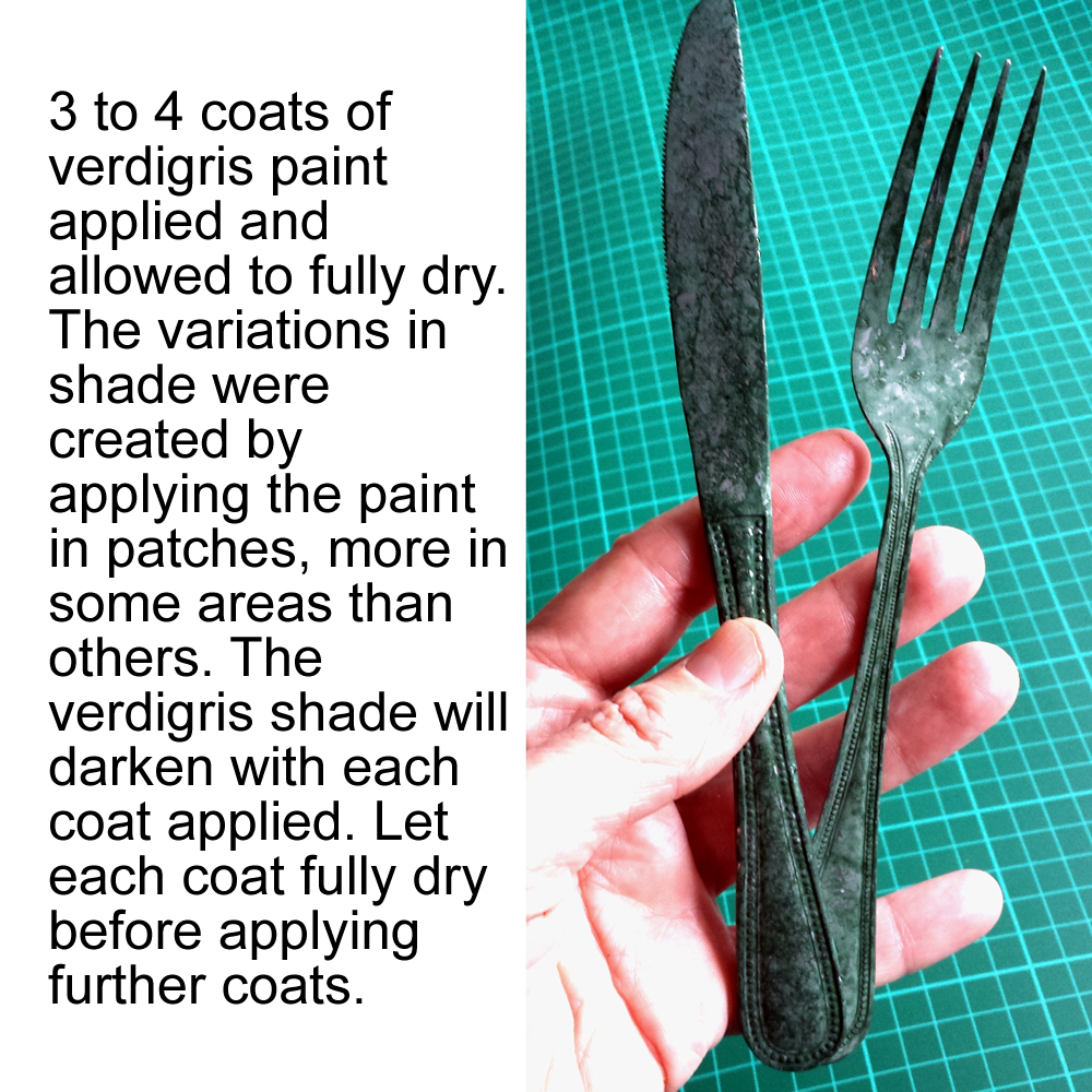 Dirty Down Water Soluble Paint - Verdigris Effect