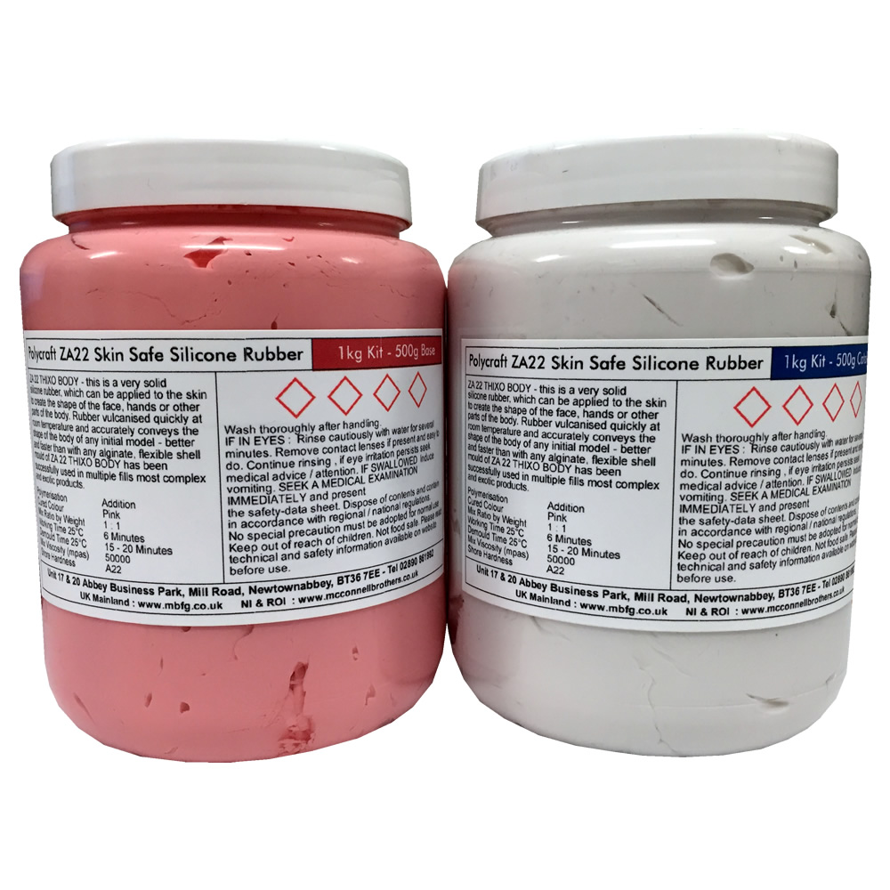 Polycraft ZA22 Thixo Body RTV Skin Safe Addition Cure Mould Making ...